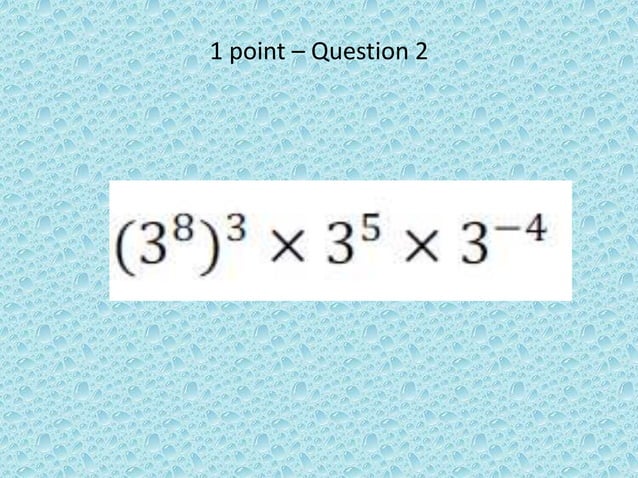 Operations on exponents jeopardy | PPTX