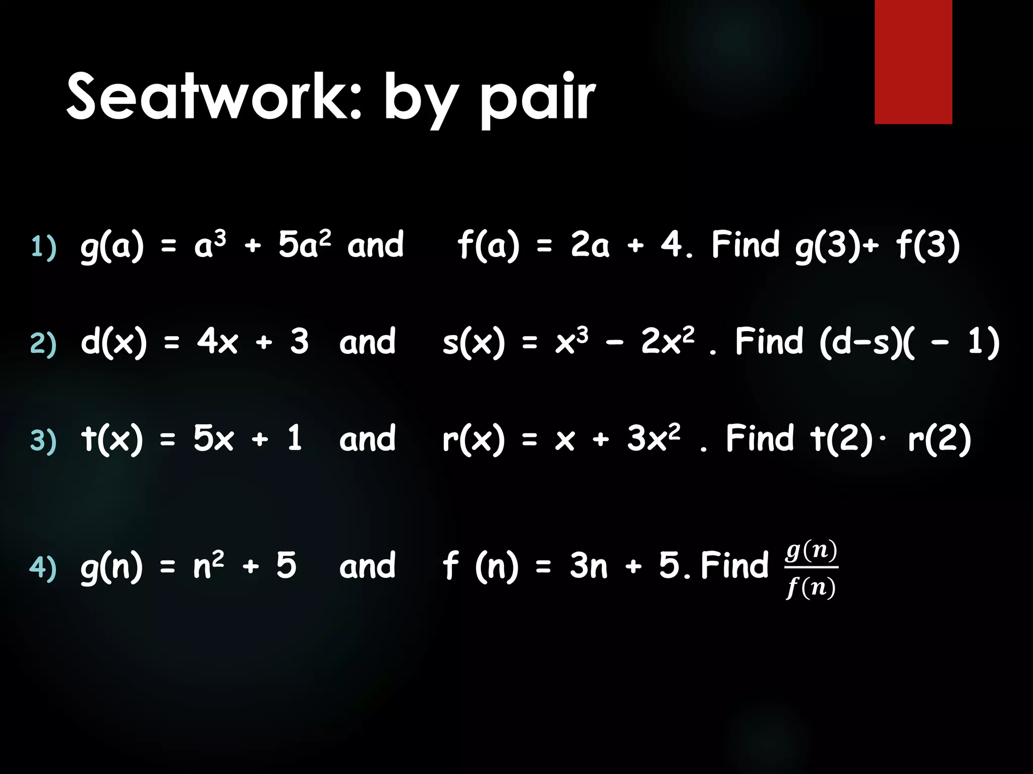 Operations on Functions.pdf | Science