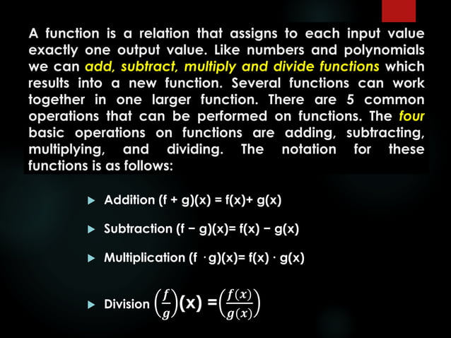 Operations on Functions.pdf | Science