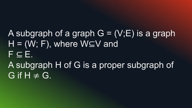 Operations on graph | PPTX | Computing | Technology & Computing