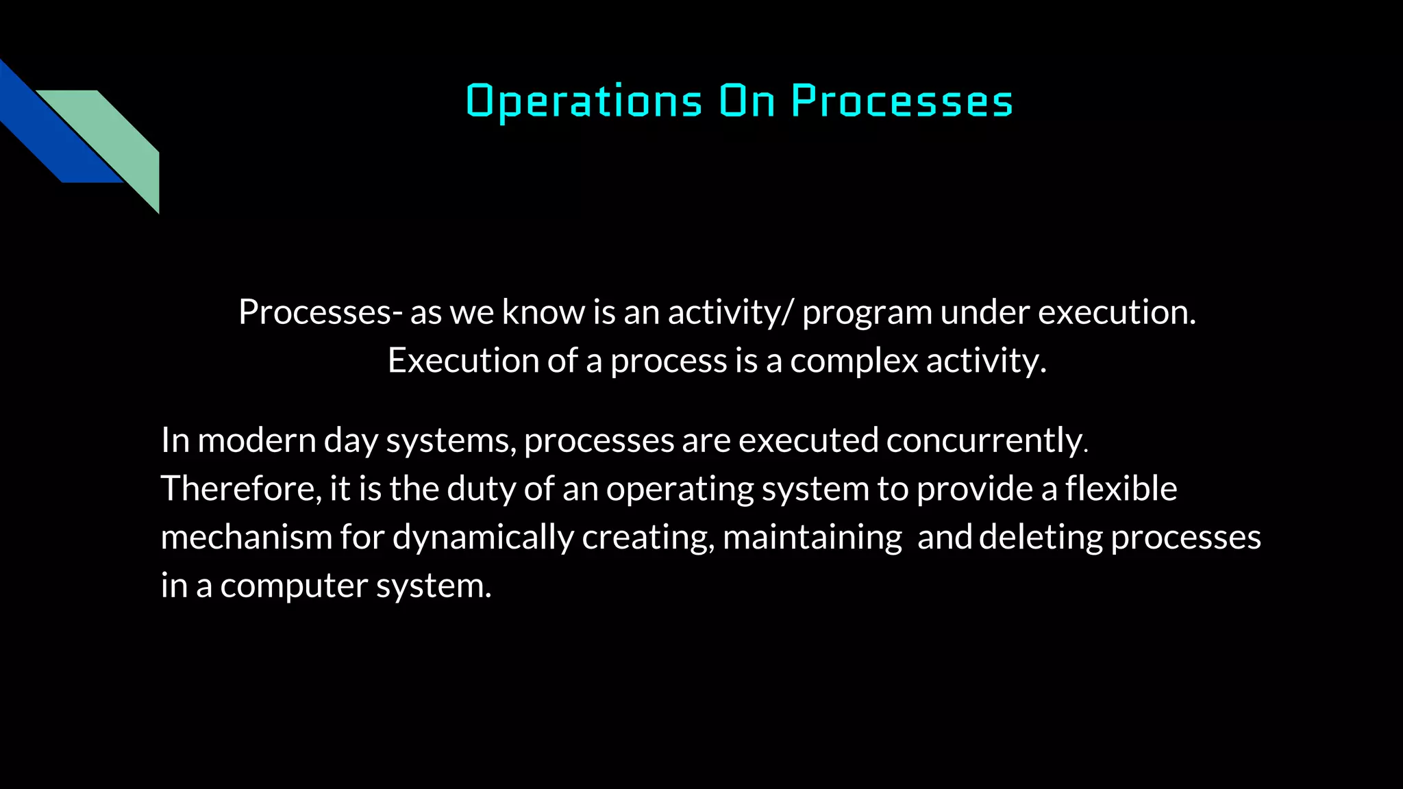 Operations on Processes and Cooperating processes | PPTX | Operating Systems | Computer Software ...