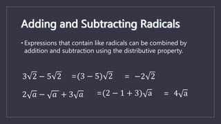 operations on radicand.pptx