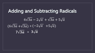 operations on radicand.pptx