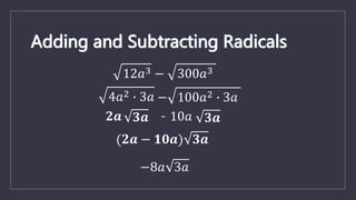 operations on radicand.pptx
