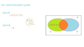 operations on sets (sets relations functions) | PPT