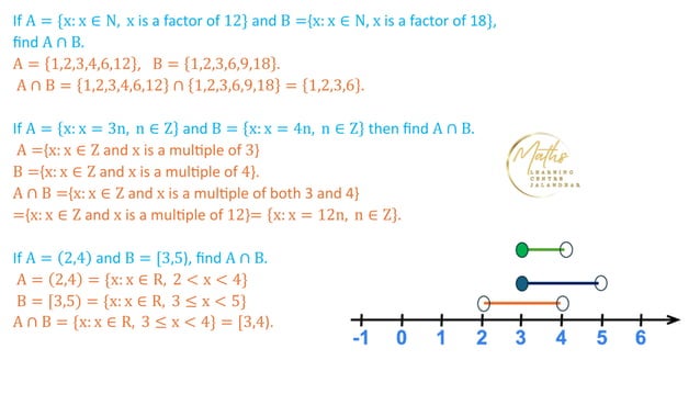 operations on sets (sets relations functions) | PPT