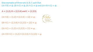 operations on sets (sets relations functions) | PPT