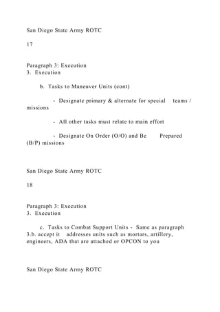 OPERATIONS ORDER (OPORD)San Diego State Army ROTC.docx