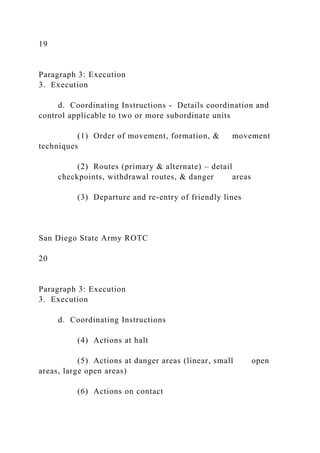 OPERATIONS ORDER (OPORD)San Diego State Army ROTC.docx