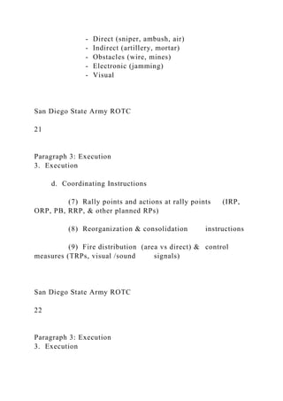 OPERATIONS ORDER (OPORD)San Diego State Army ROTC.docx