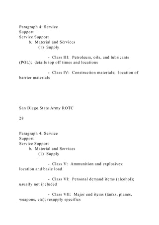 OPERATIONS ORDER (OPORD)San Diego State Army ROTC.docx