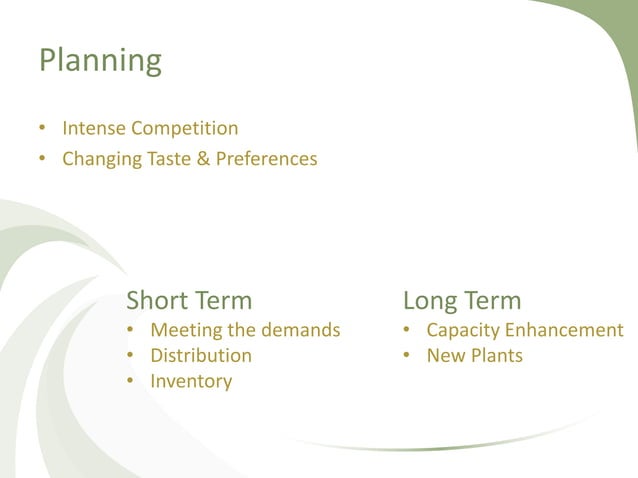 Operations planning and control | PPTX