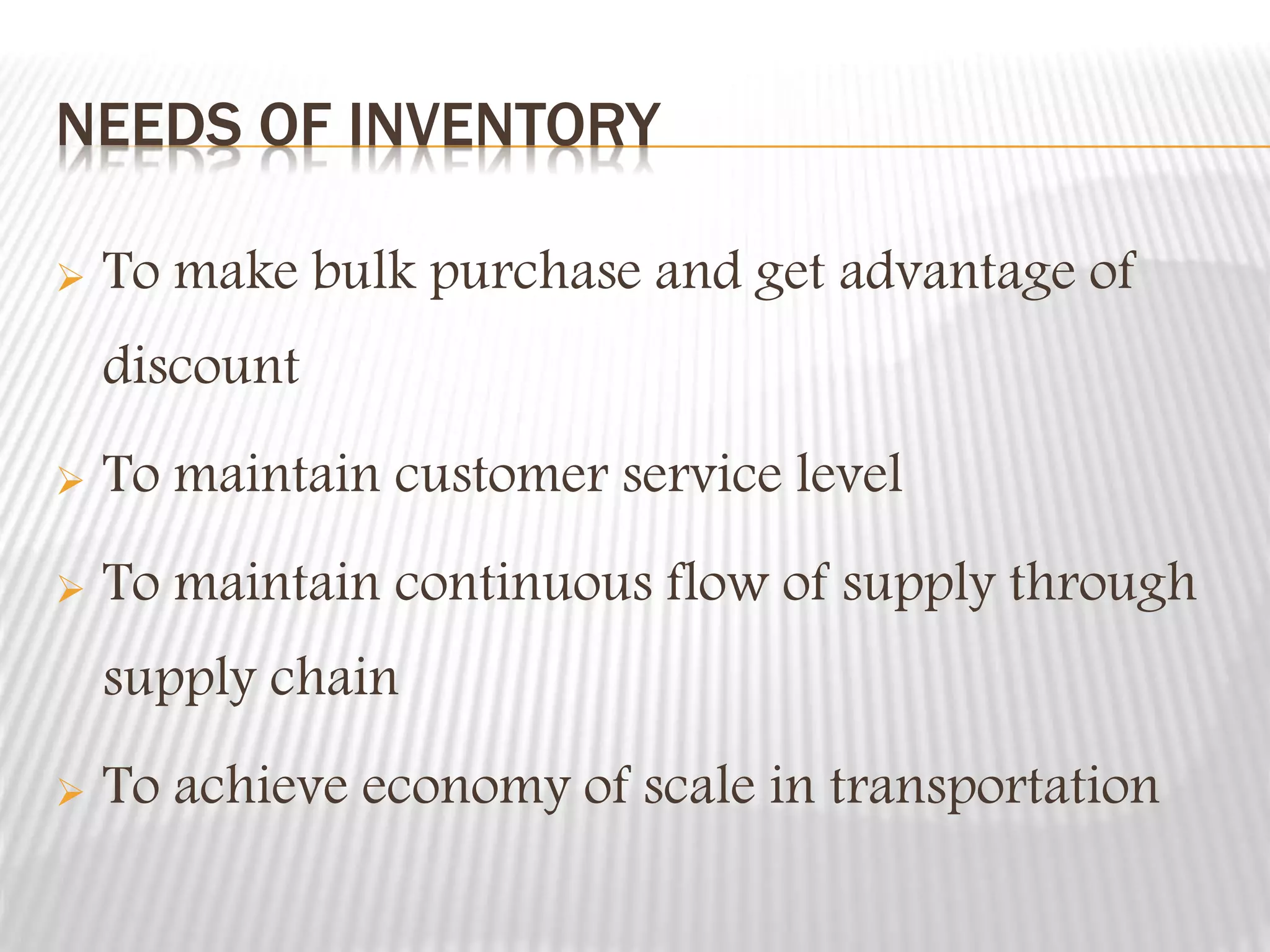 selective inventory control | PPTX
