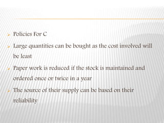 selective inventory control | PPTX