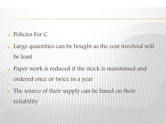 selective inventory control | PPTX