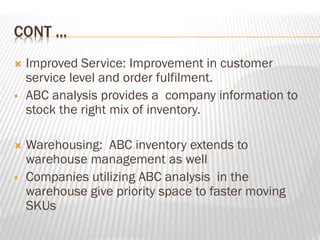 selective inventory control | PPTX