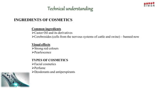 COSMETICS INDUSTRY Operations Analysis | PPTX