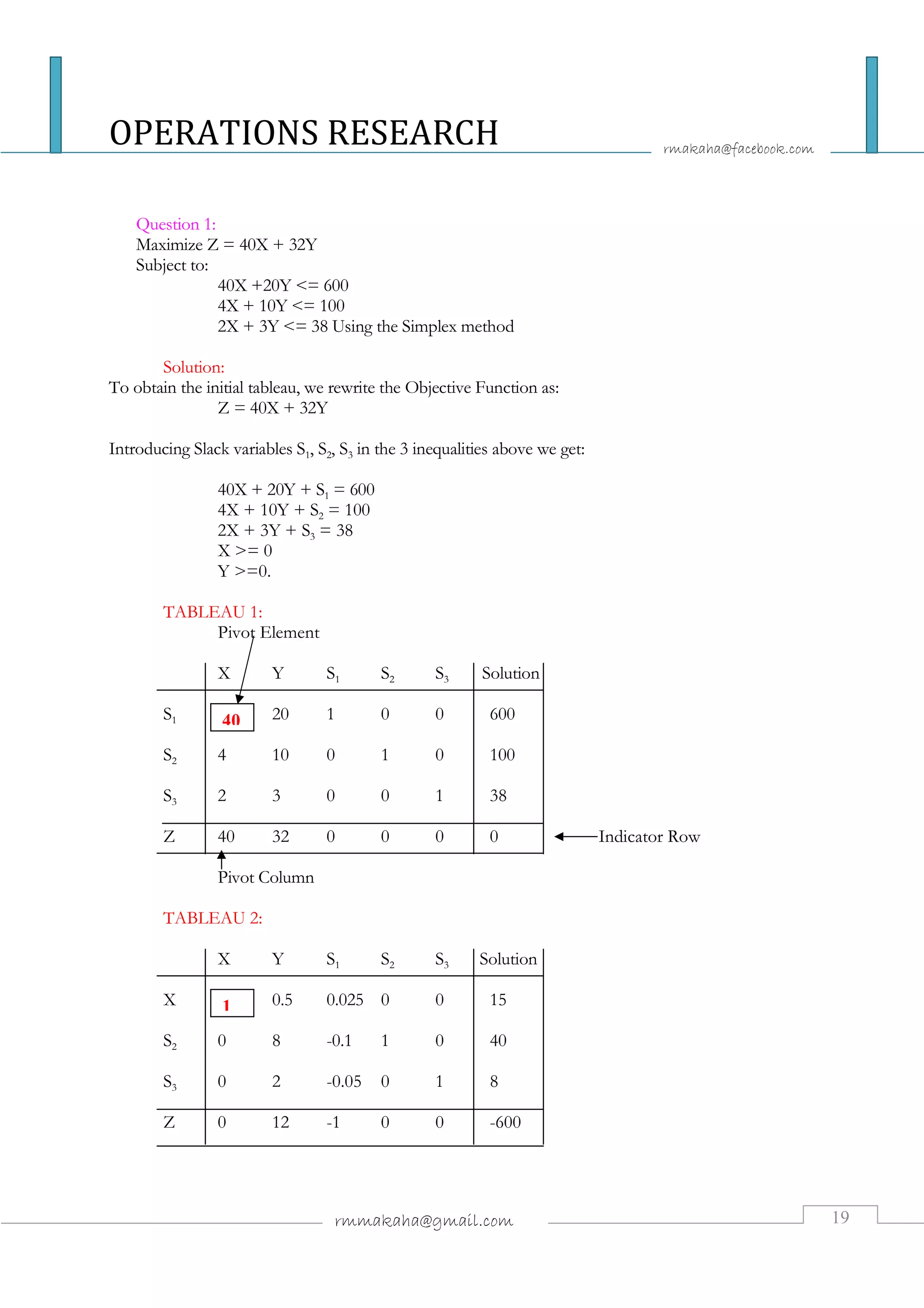 OPERATIONS RESEARCH | PDF