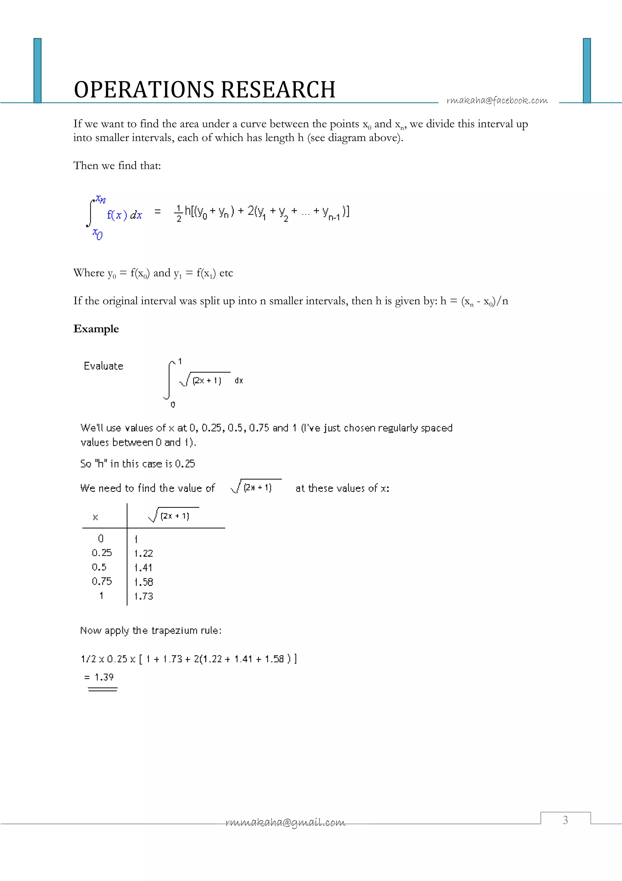 OPERATIONS RESEARCH | PDF