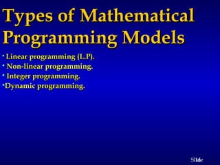 Operations research | PPT