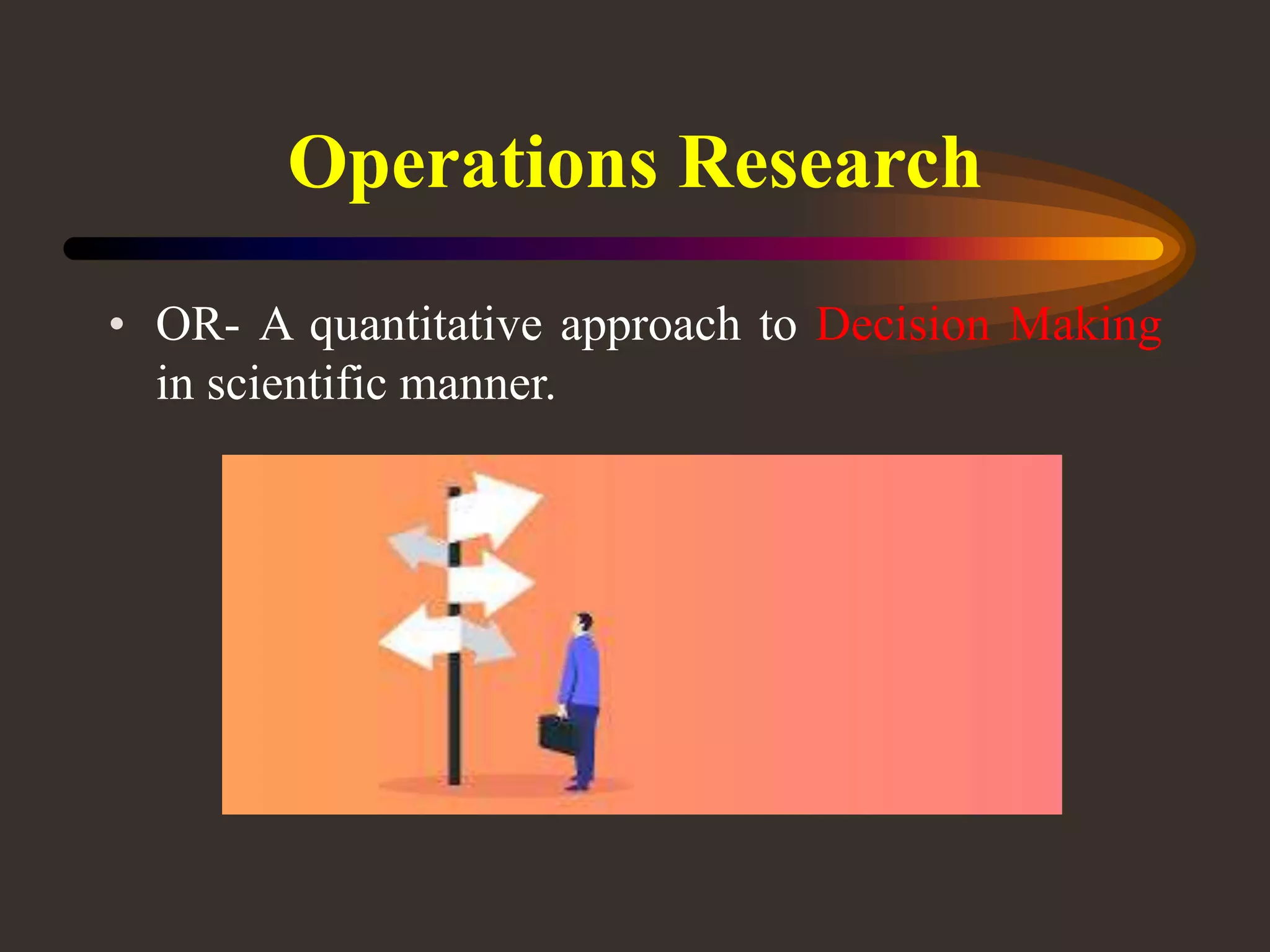 Operations research | PPT