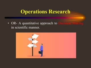 Operations research | PPT
