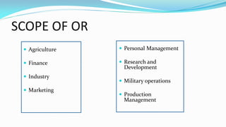 Operations research | PDF