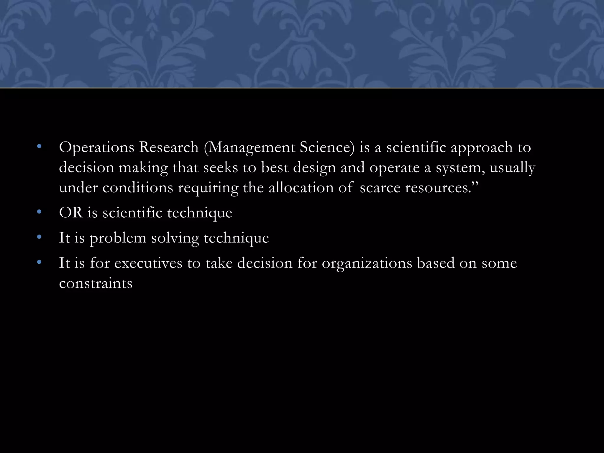 Operations research lpp | PPT