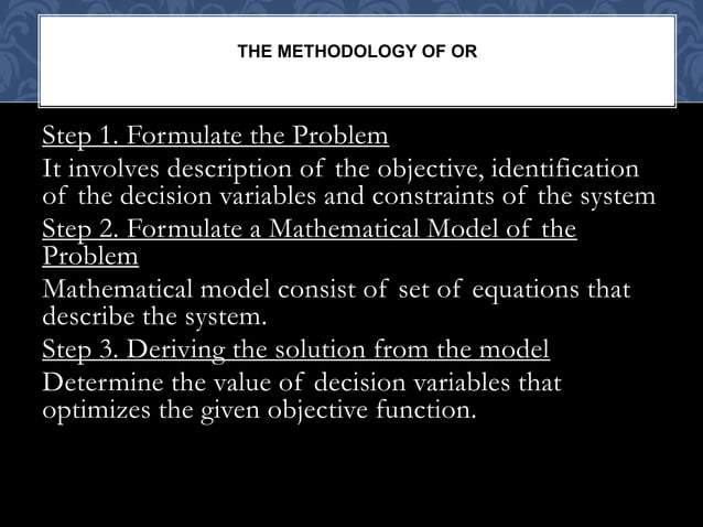 Operations research lpp | PPT