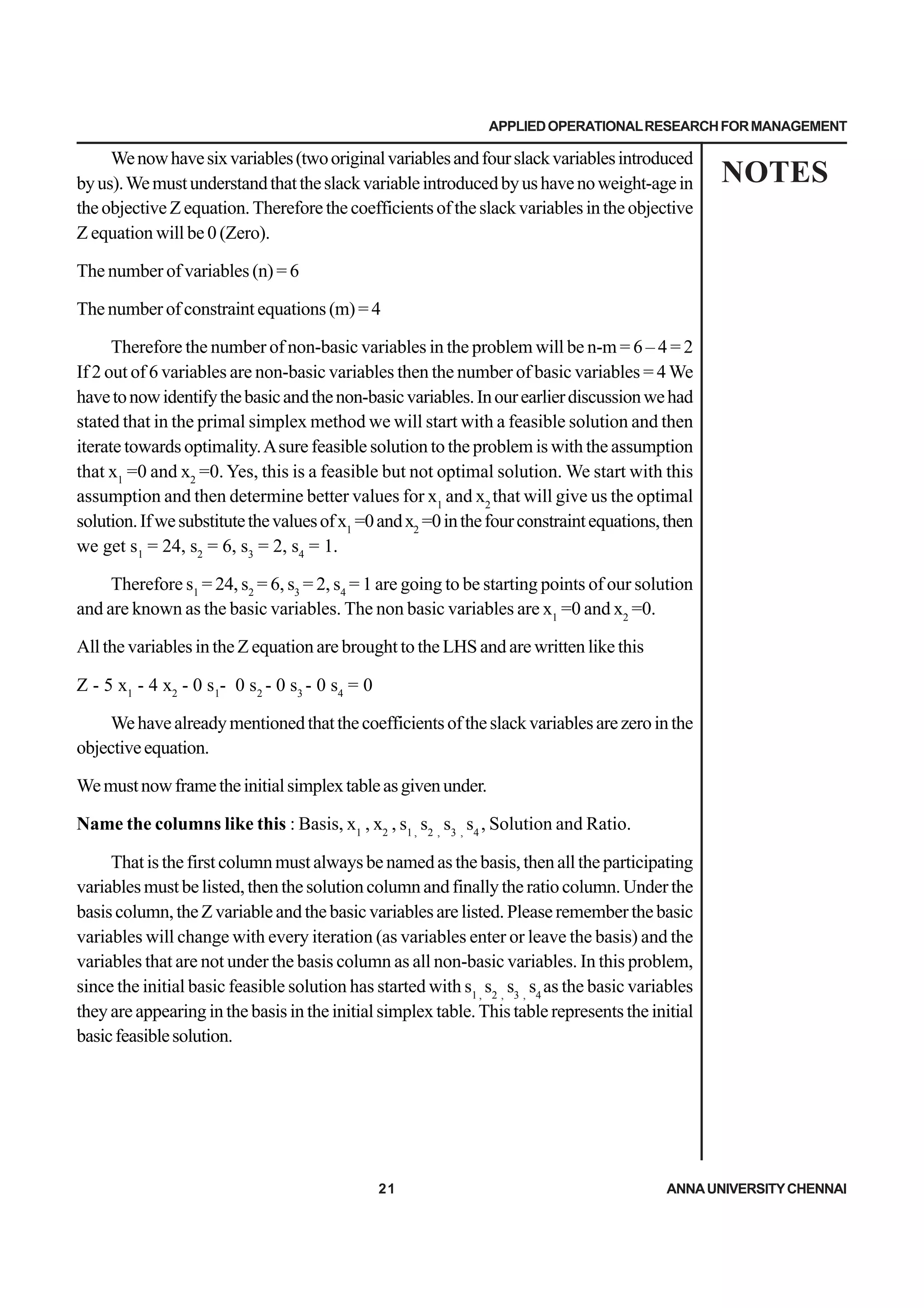 Operations Research MBA Notes .pdf