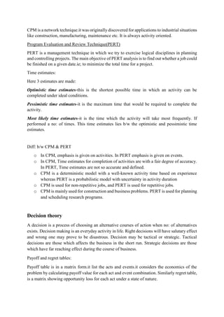 Operations research | PDF