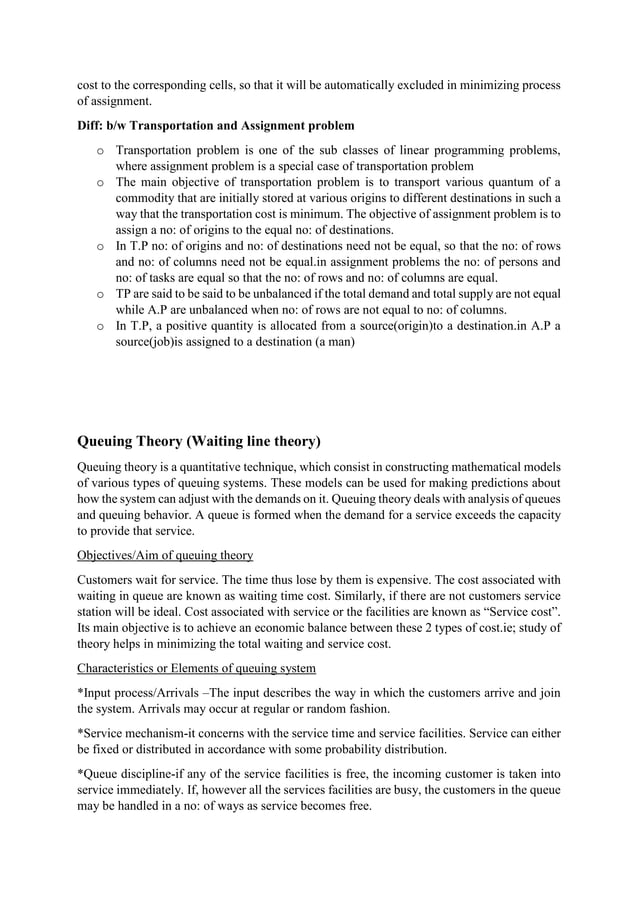 Operations research | PDF