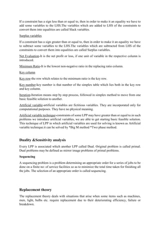 Operations research | PDF