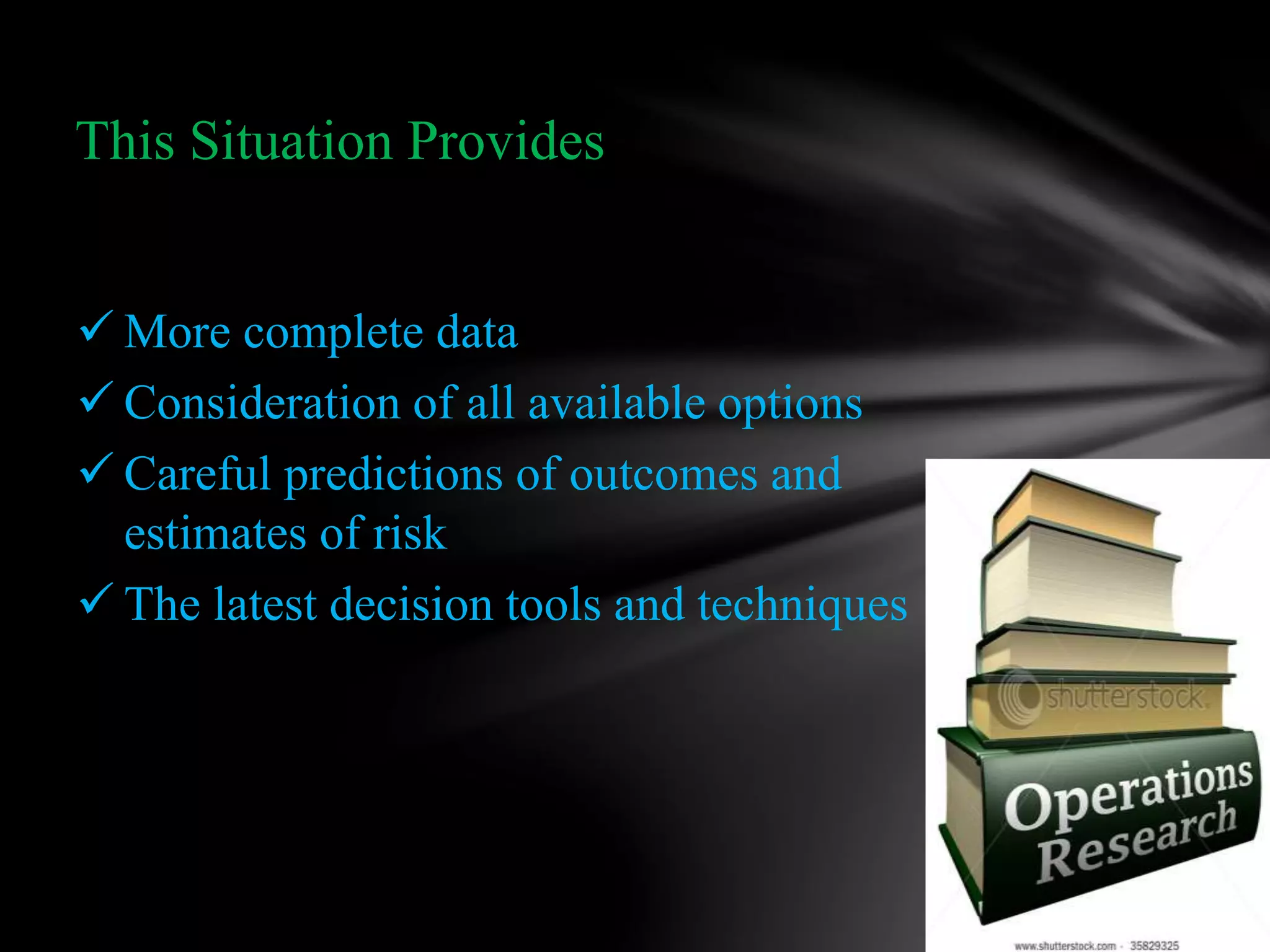 Operations research ppt | PPTX