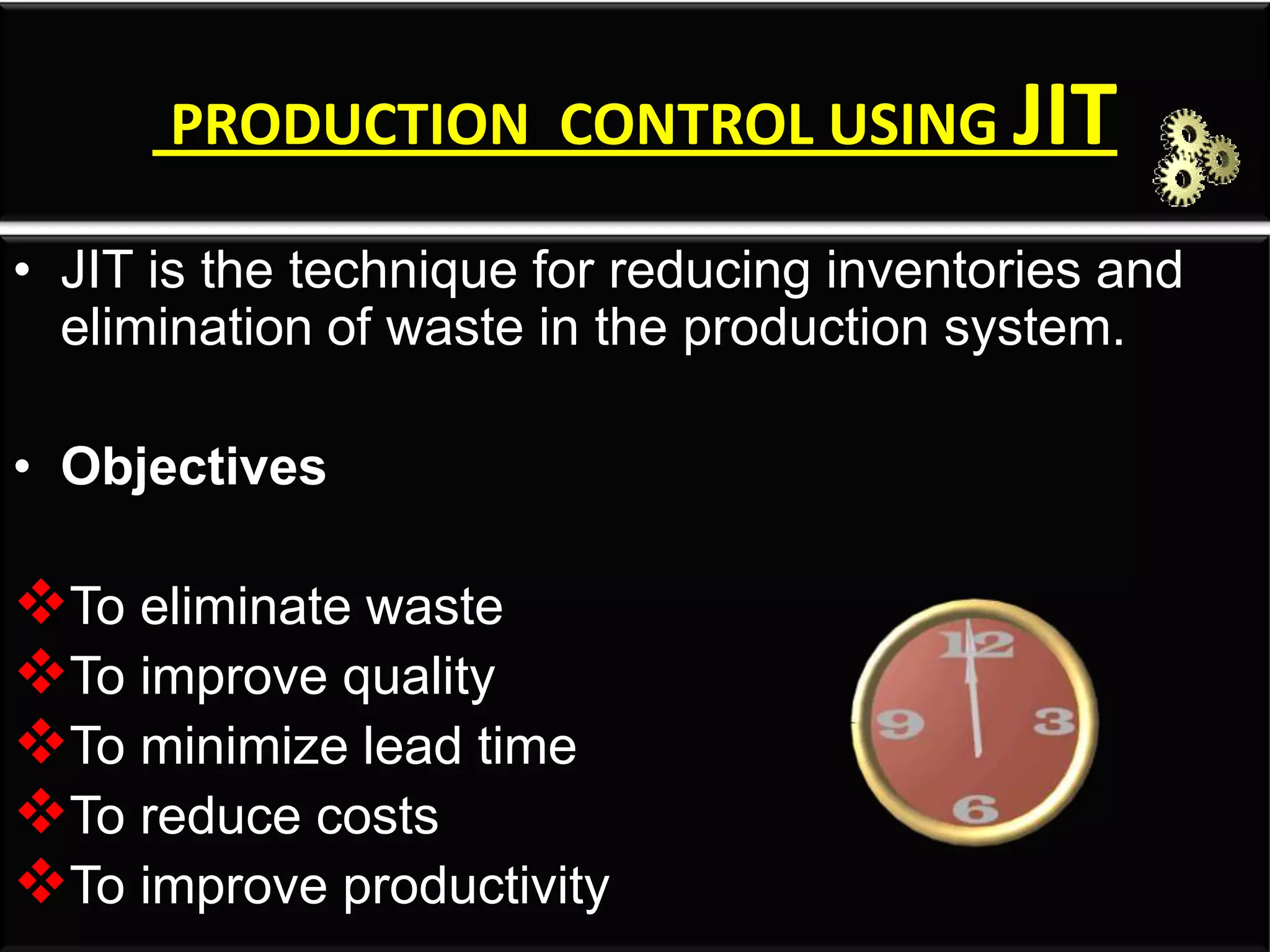 Production planning and control | PPTX