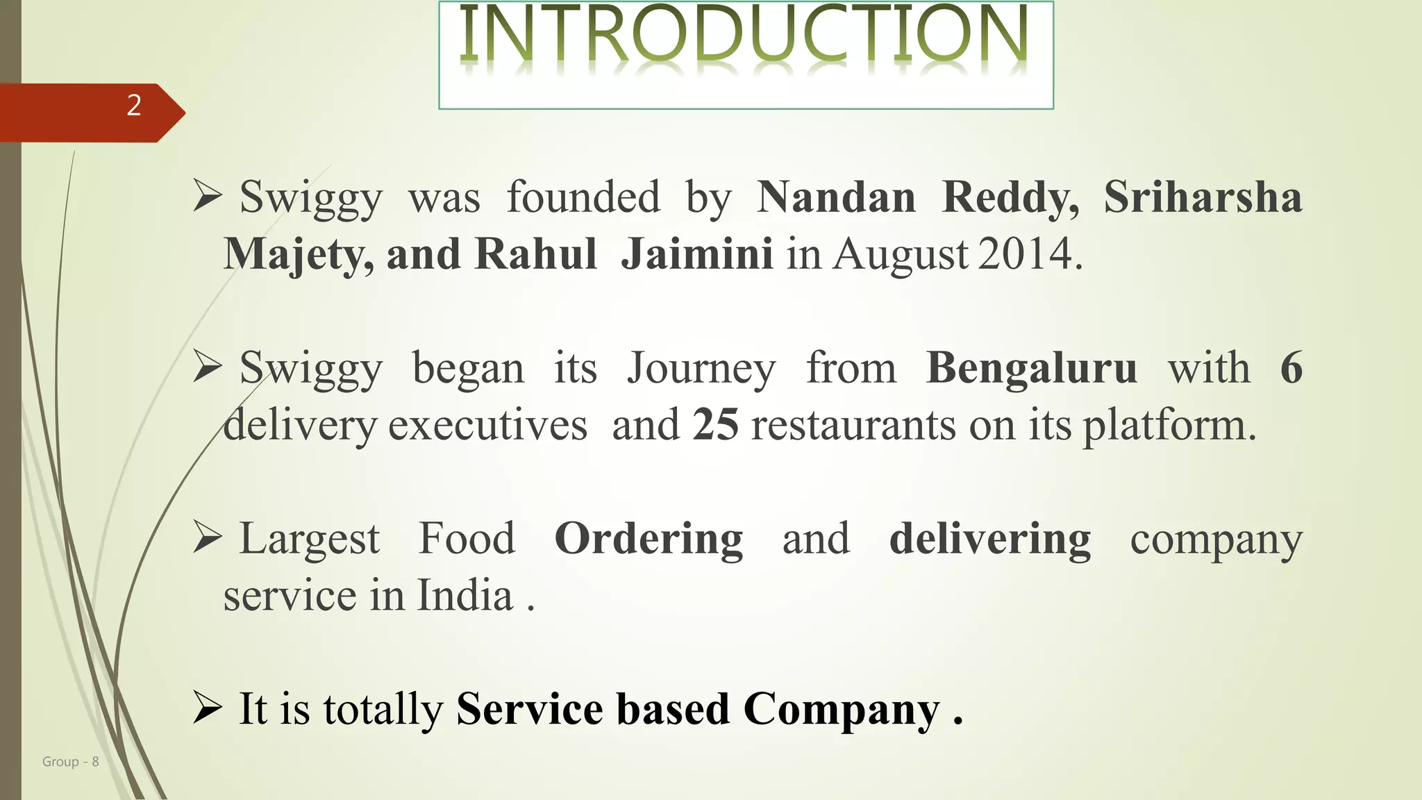 Operations strategy of Swiggy | PPTX