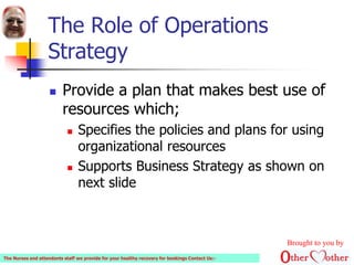 Operations strategy and competitiveness | PPTX