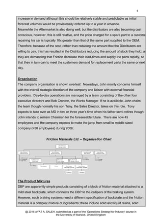 Operations Strategy for Industry: A Case Study | PDF