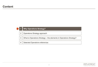 Operations Strategy Handbook | PPT