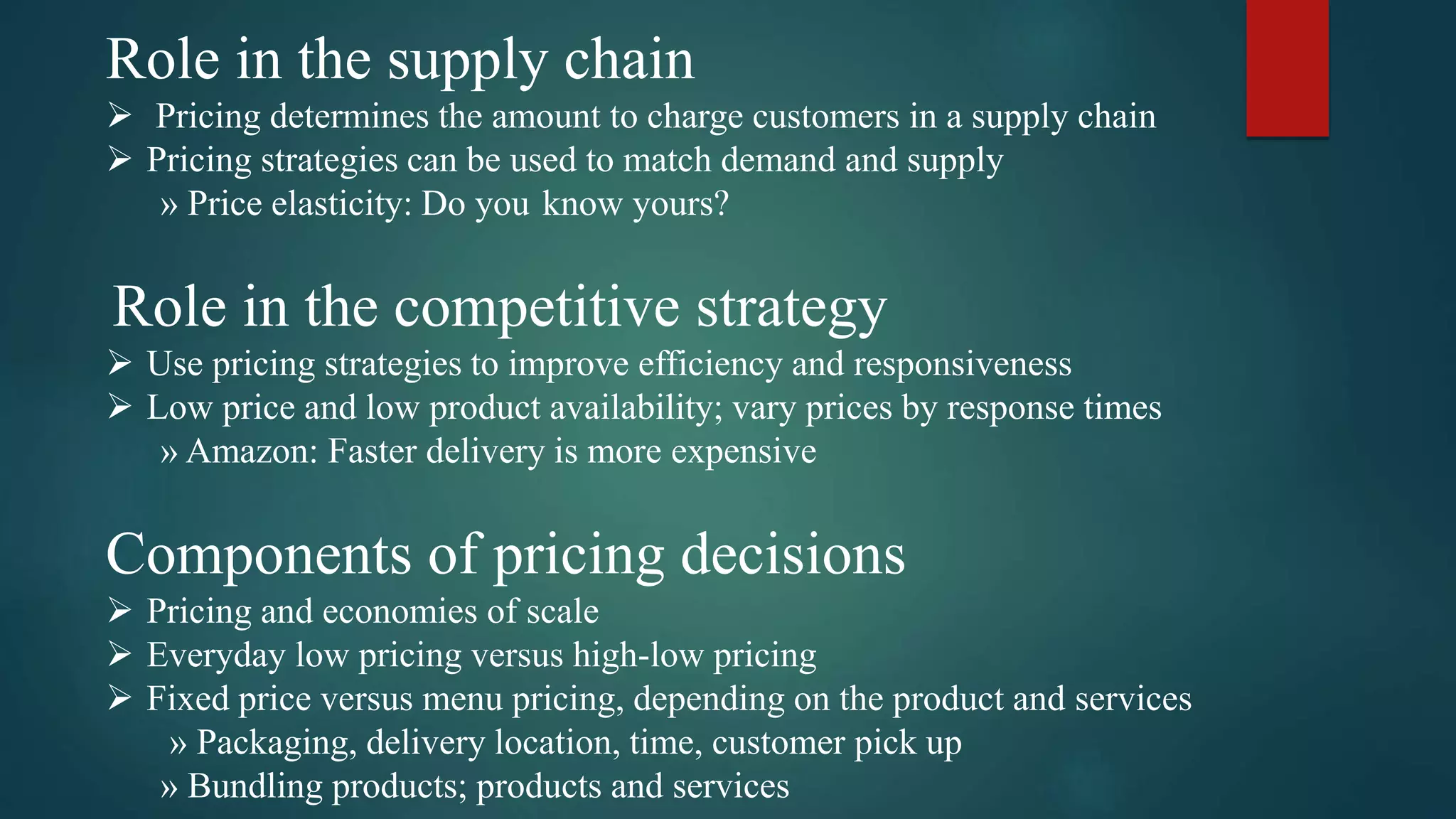 Operations and supply chain management | PPTX