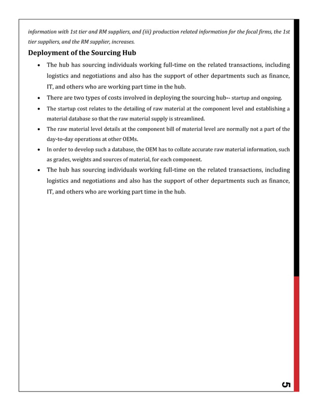 The Sourcing Hub in SCM | PDF