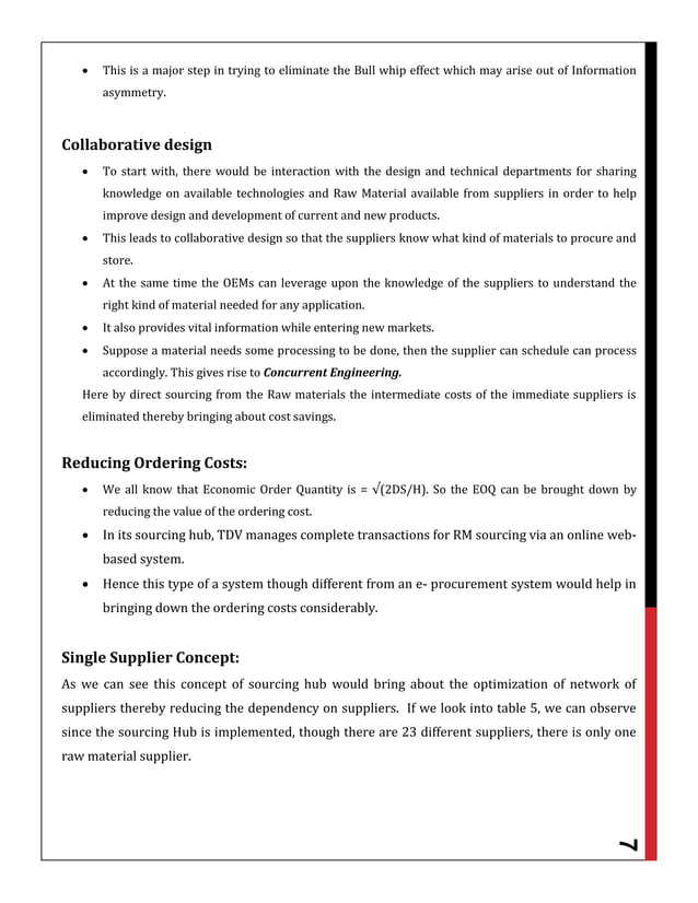 The Sourcing Hub in SCM | PDF