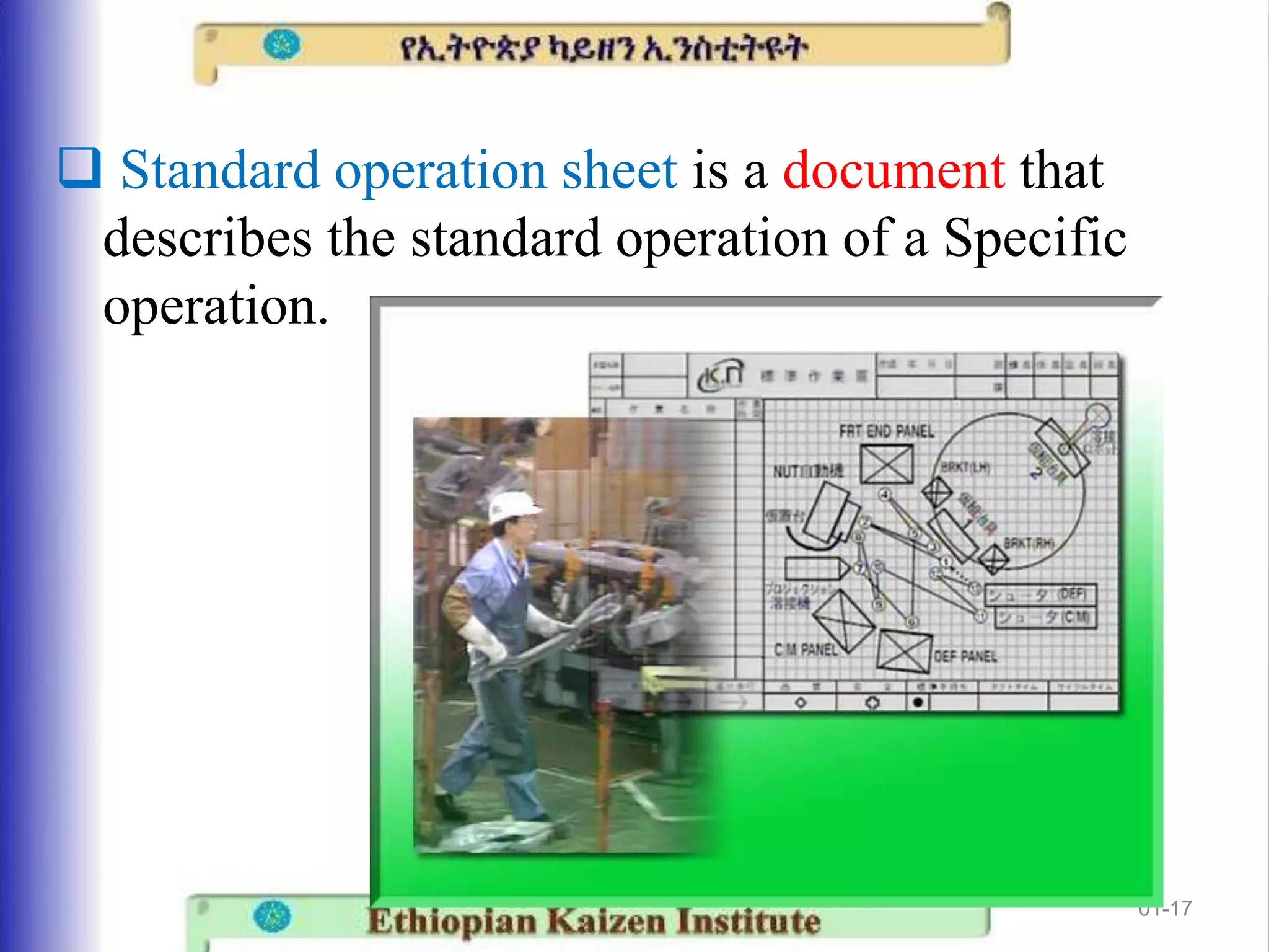 Operation standard .pptx