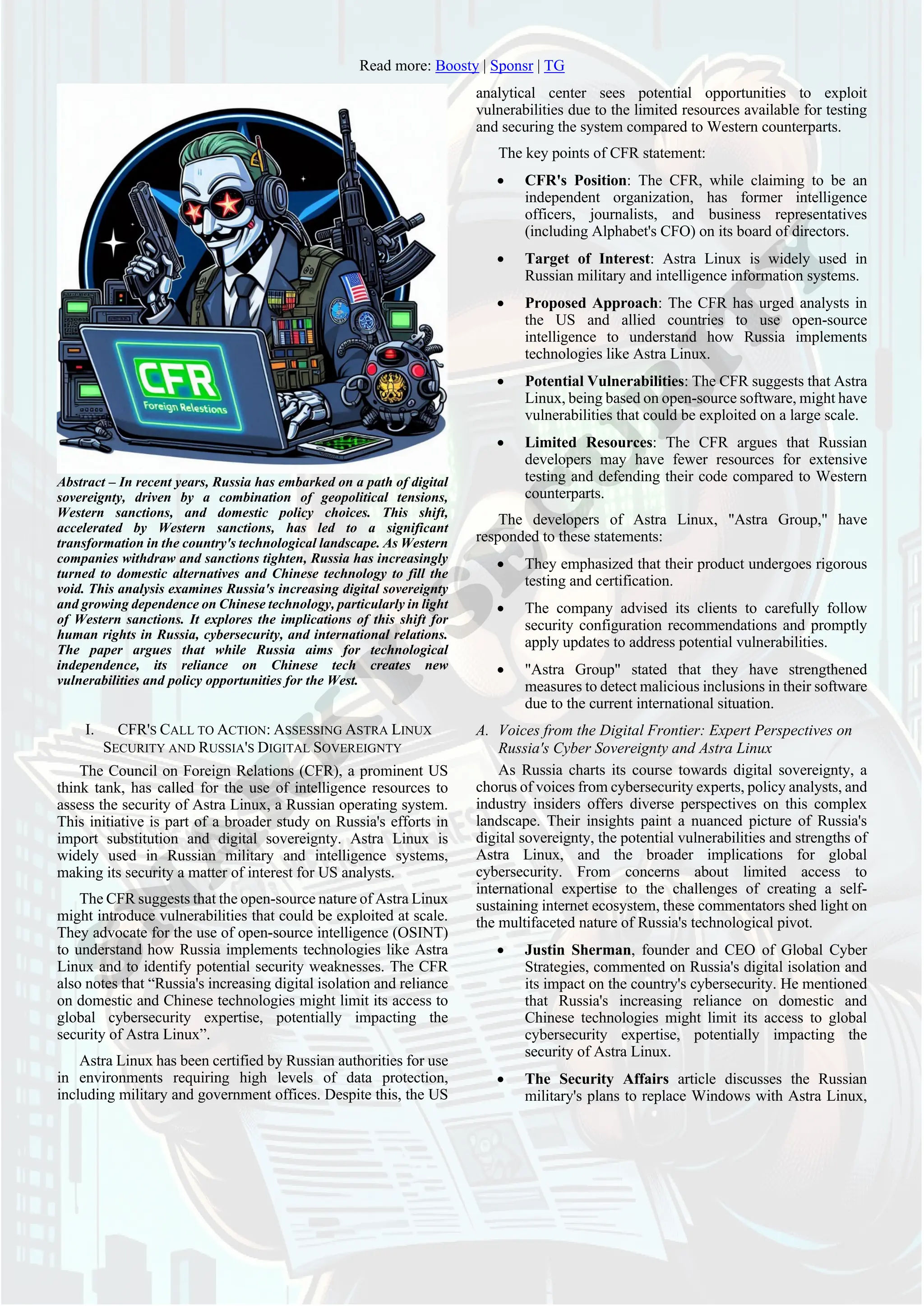 Operation Stargazer. CFR's Astra Linux Vulnerability and Flaws Daydreams [EN].pdf