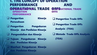 Operation strategic and process management | PPTX