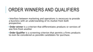 Operation strategy and competitiveness | PPTX