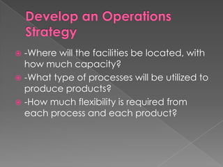 Operation strategy ppt | PPTX