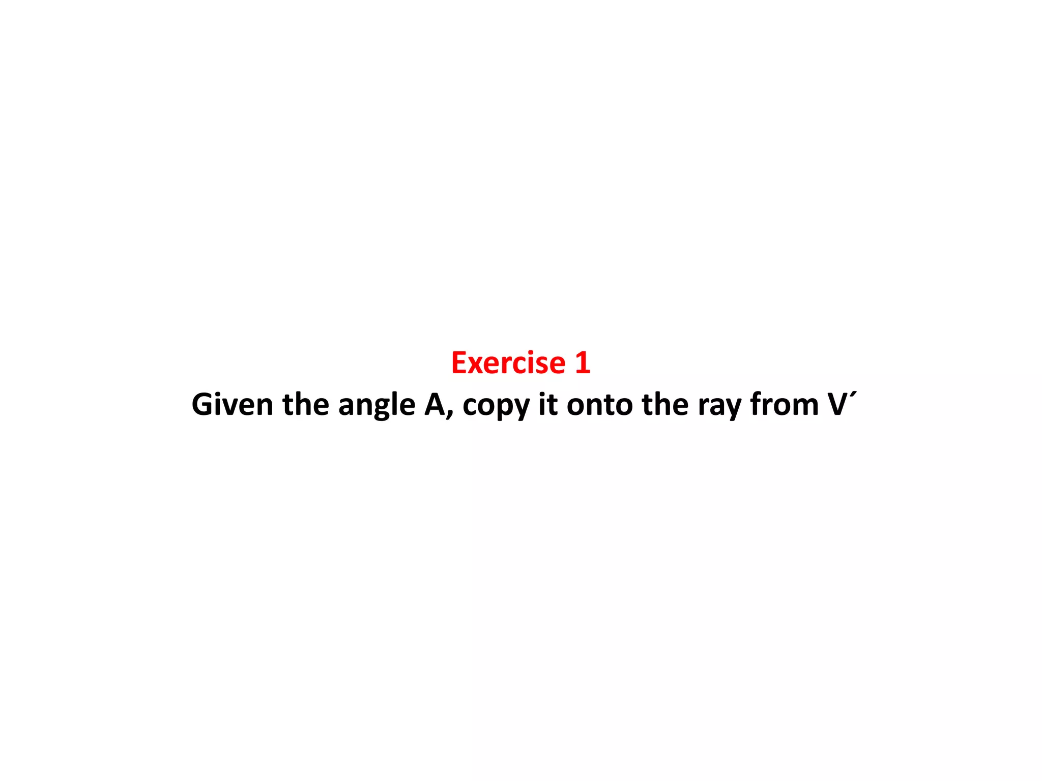 Operations with angles | PPT