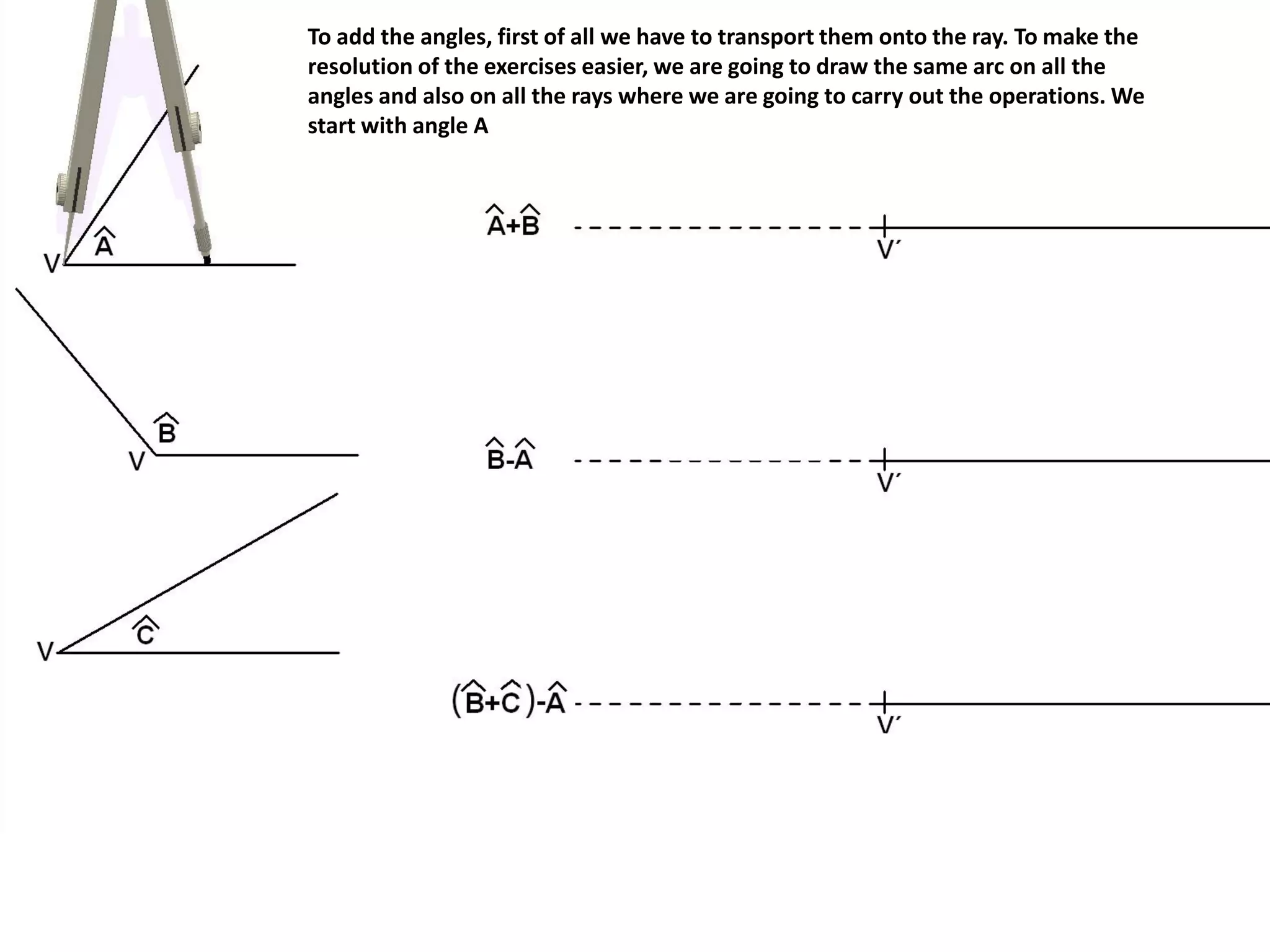 Operations with angles | PPT