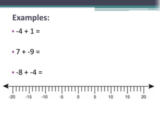 Operations with integers | PPTX